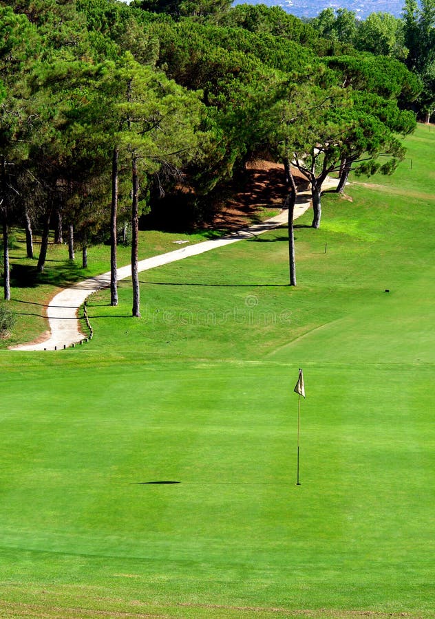 Algarve Golf Course Scenery, Famous Golf And Nature Destination Stock ...