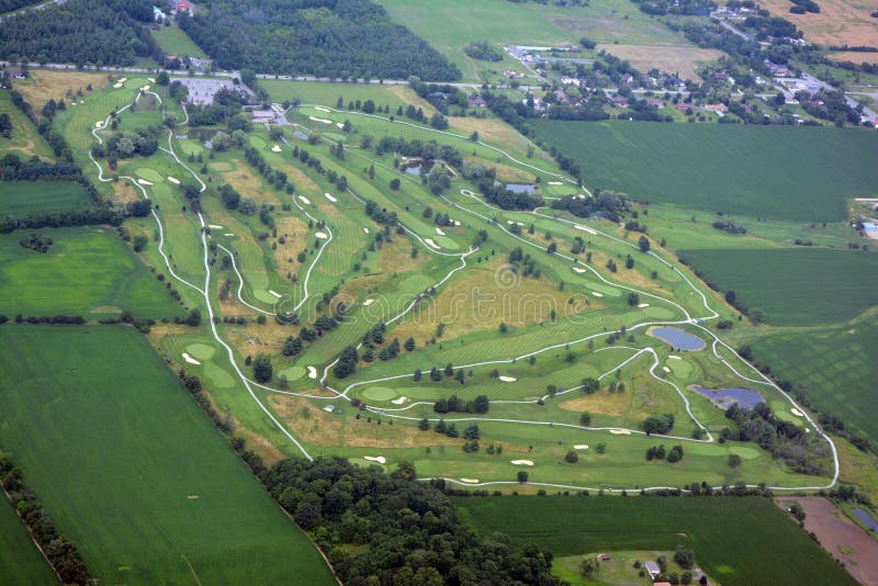 Golf course aerial view stock photo. Image of aerial - 72718692