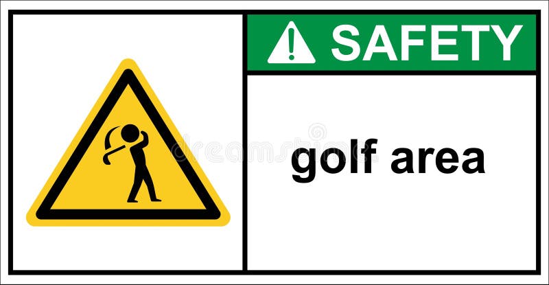 Warning Golfers Stock Illustrations – 30 Warning Golfers Stock ...