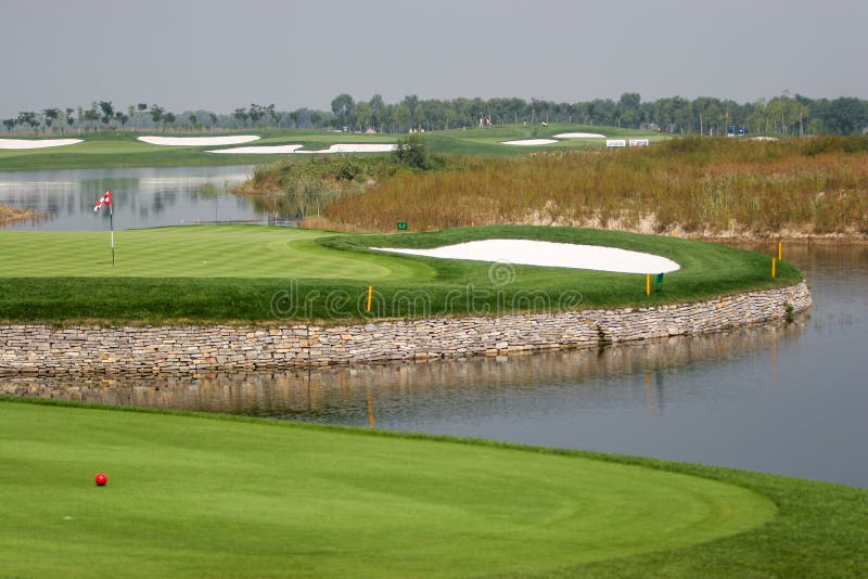 Golf Course stock photo. Image of green, landscapes, outdoor - 69379288