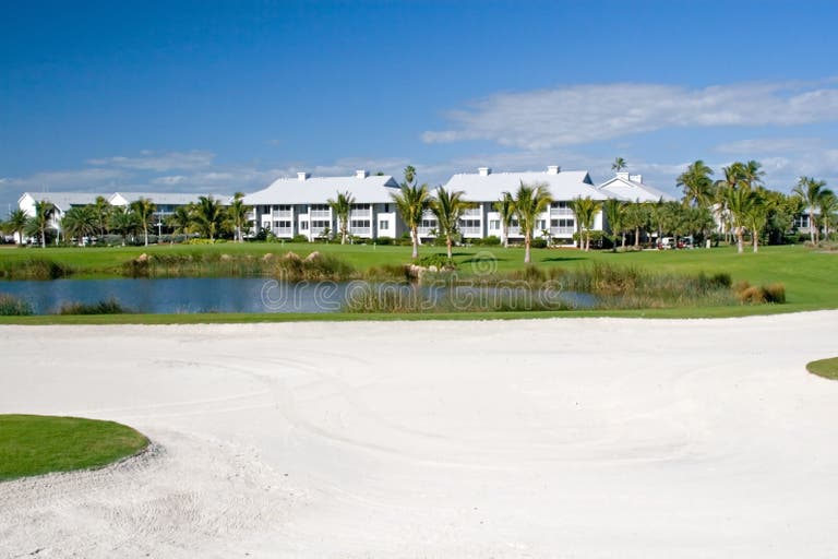 Golf Course Condos stock image. Image of green, house - 4376419