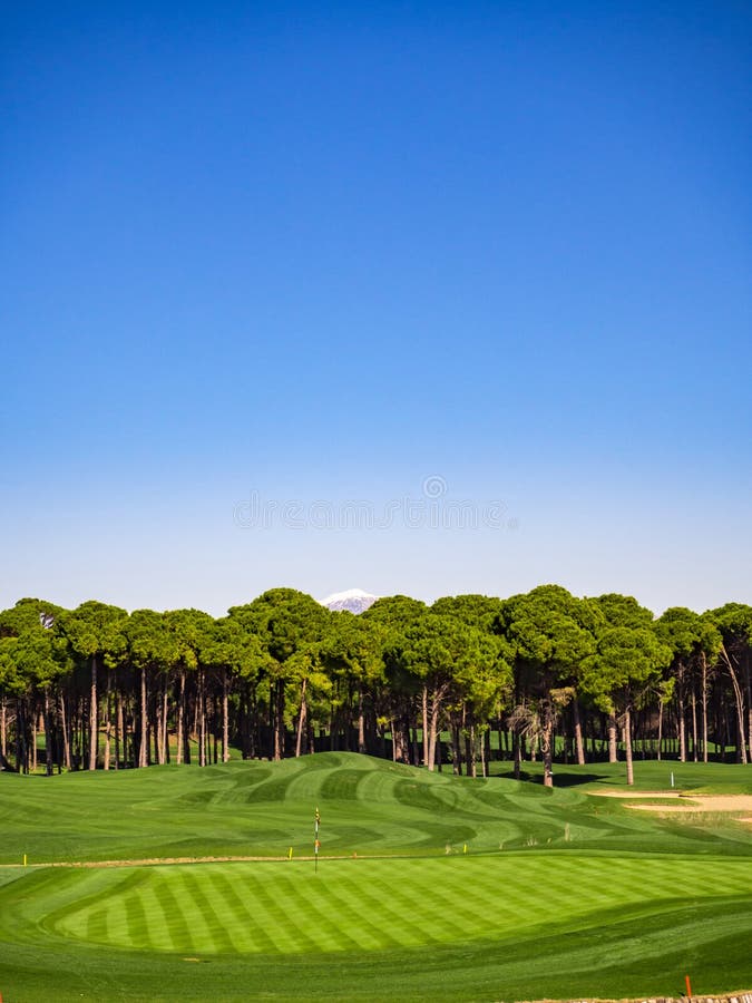 Golf Course in the Countryside Stock Image - Image of landscape, scene ...