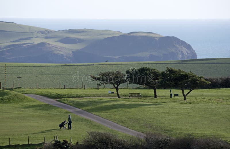 Golf Course in Devon England UK Editorial Image - Image of sport ...