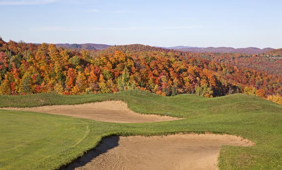 Golf course stock image. Image of forest, outdoor, beautiful - 79198959