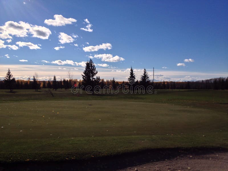 Golf course stock photo. Image of green, golf, fall, beautiful - 45582892