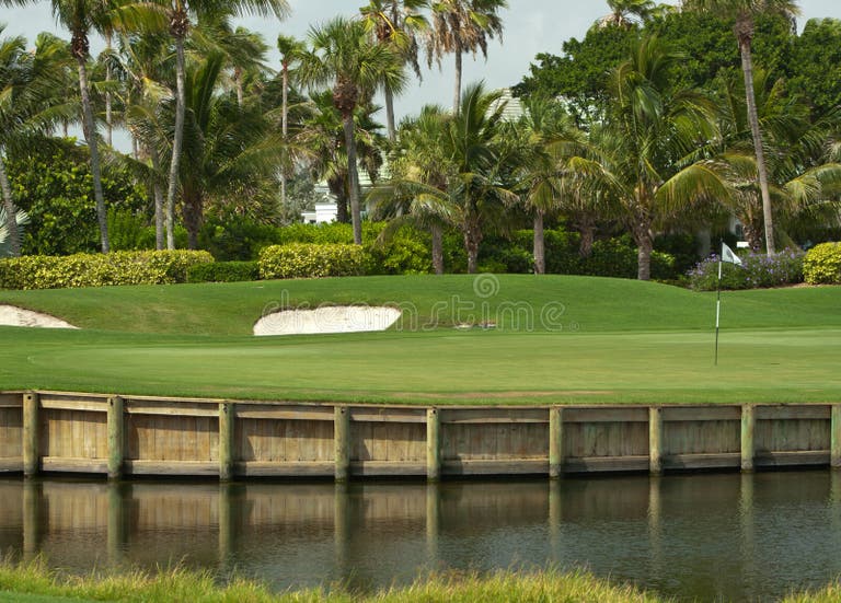 Golf Course Green in Florida 2 Stock Photo - Image of exclusive ...