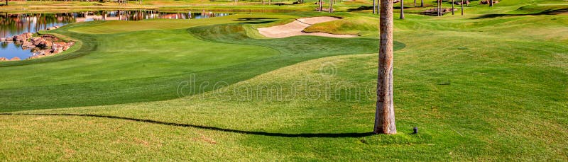 Golf Course , Greens and Fairways Stock Image - Image of travel ...