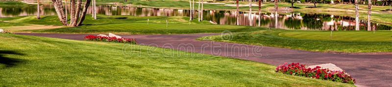 Golf Course , Greens and Fairways Stock Image - Image of holidays ...