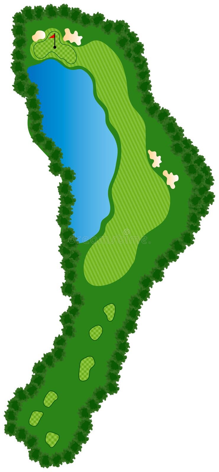 Golf Course Hole Stock Illustrations – 13,841 Golf Course Hole Stock ...