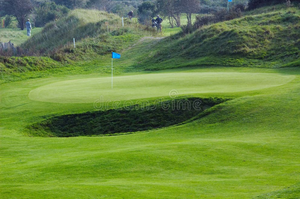 Golf course landscape stock image. Image of golfer, score - 1377553