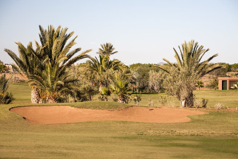 Golf course in Marrakesh stock photo. Image of marrakesh - 46141650