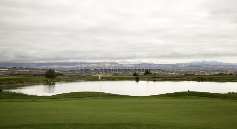 Golf course natural stock photo. Image of grass, golfing - 143579856