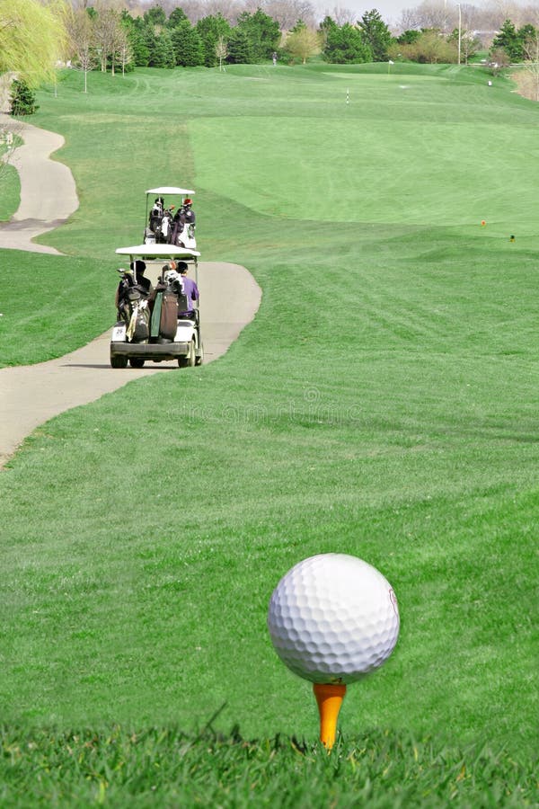 Golf Course Overview stock photo. Image of relax, cart - 4637992