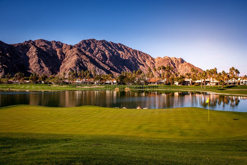 Golf Course, Palm Springs, California Stock Photo - Image of summer ...