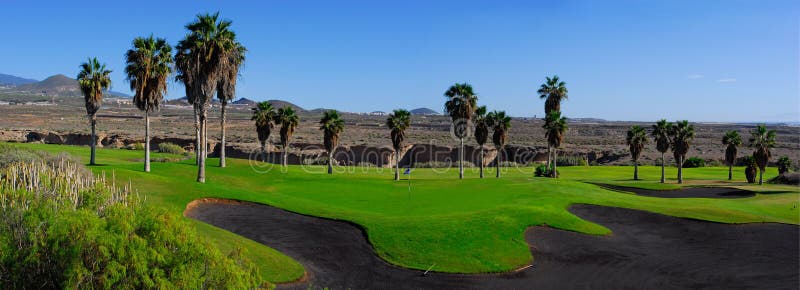 Golf course panoramic stock photo. Image of golf, golfing - 12736976