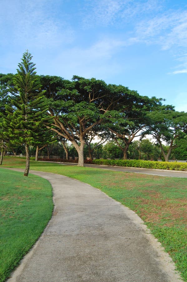 Golf Course Pathway at Mount Malarayat in Lipa, Batangas, Philippines ...