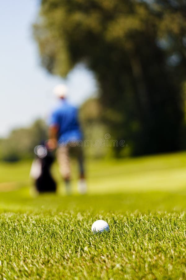 Golf course with players stock photo. Image of hole, play - 73787528