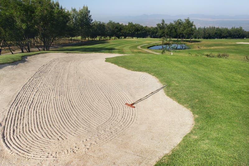 Golf course stock photo. Image of golfer, outside, lawn - 75745778