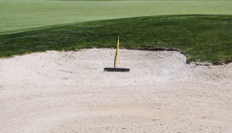 Golfing sand trap stock image. Image of play, luxury - 32815239