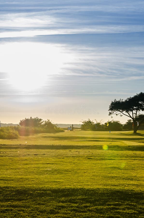 Golf course stock image. Image of outdoor, golden, lush - 40714107