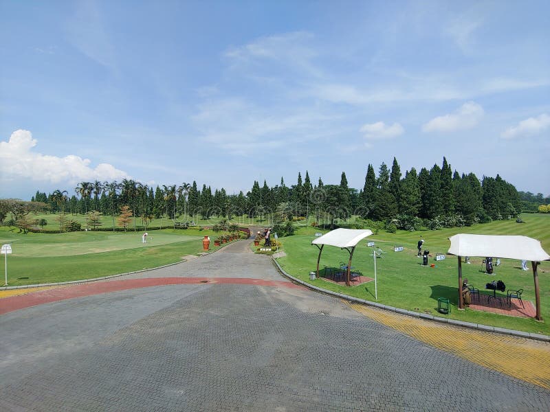 Golf Course Under Clear Blue Sky Stock Photos - Free & Royalty-Free ...