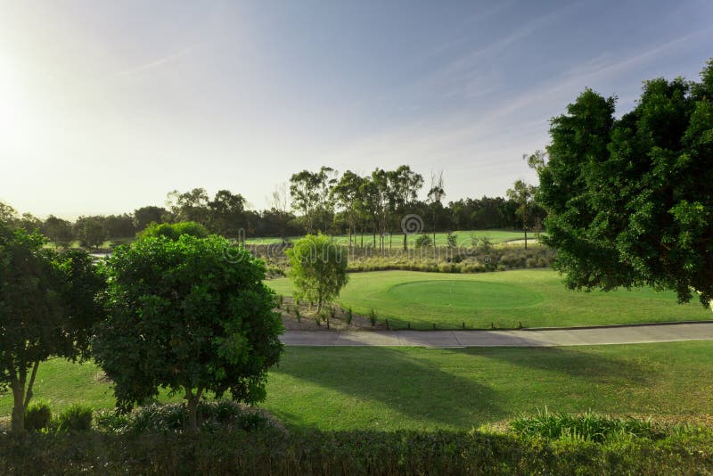 Golf course view stock photo. Image of play, nature, country - 23370288