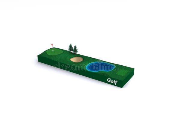 Golf court icon stock image. Illustration of board, element - 16934579