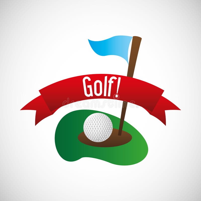 Golf cup design stock vector. Illustration of recreation - 63369265