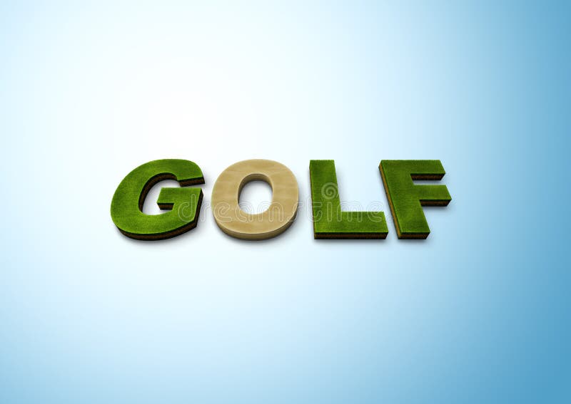 Golf Word Golf Ball Green Background Stock Illustrations – 16 Golf Word ...