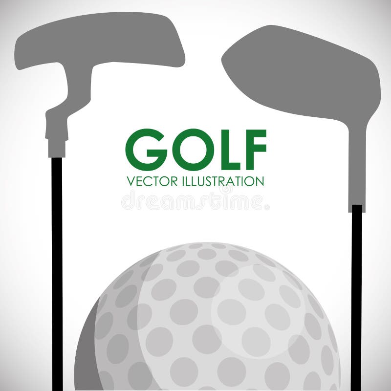 Golf design stock vector. Illustration of winning, ball - 59063370