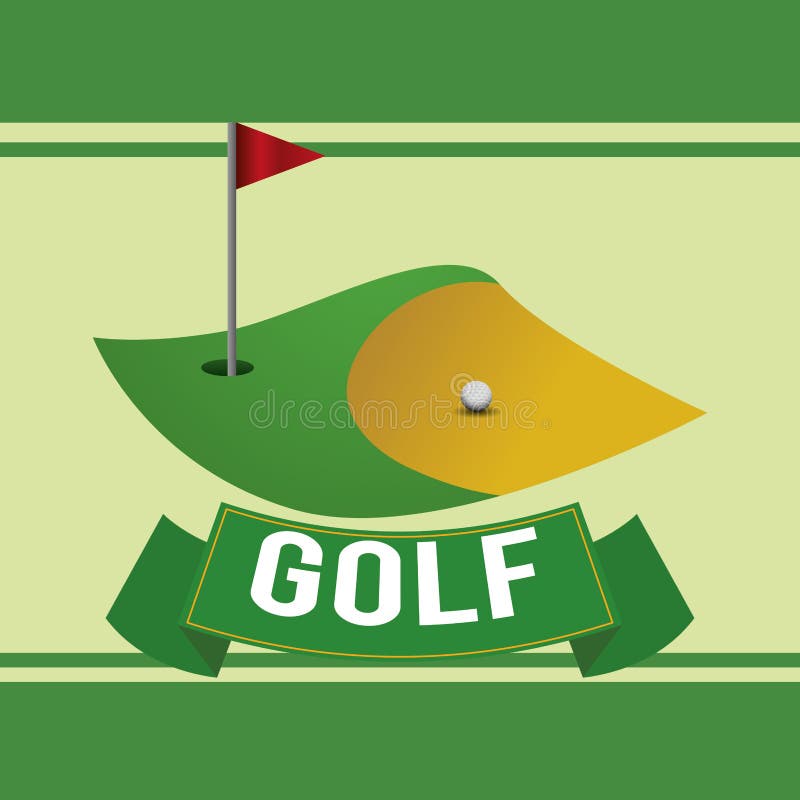 Golf design stock vector. Illustration of golf, activity - 59063386