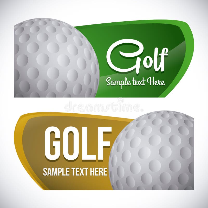 Golf Tournament Flyer Template Stock Vector - Illustration of event ...