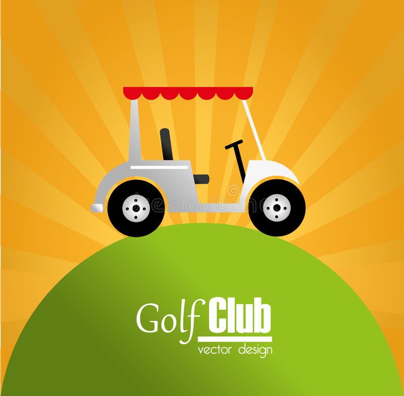 Golf design stock vector. Illustration of miniature, competition - 34334667