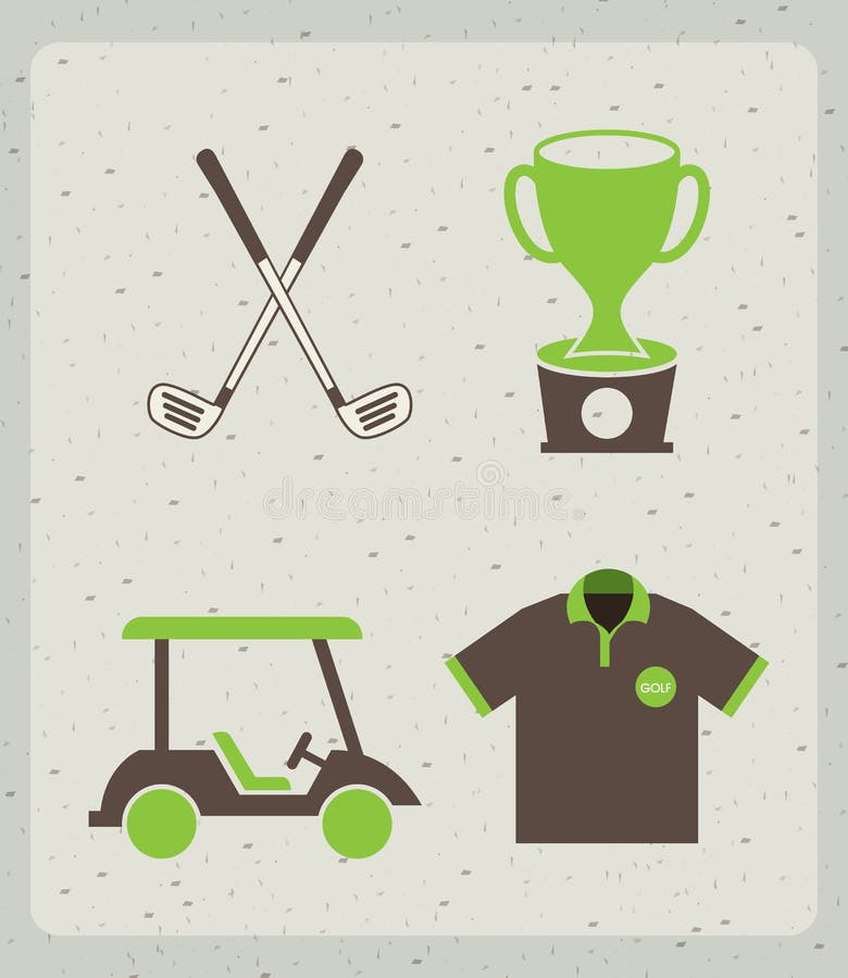 Golf design stock vector. Illustration of holes, object - 34611754