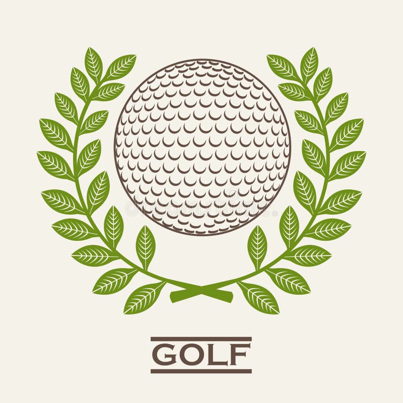 Golf design stock vector. Illustration of category, field - 34334648