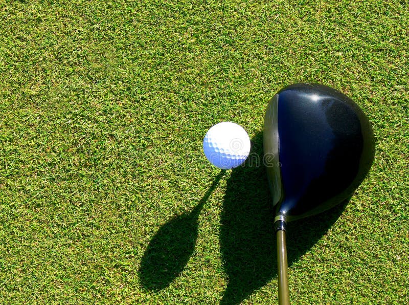 Golf - Driver and Ball stock image. Image of bogey, glove - 8415229