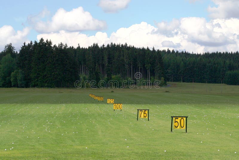 Golf driving range stock image. Image of driving, range - 3138461