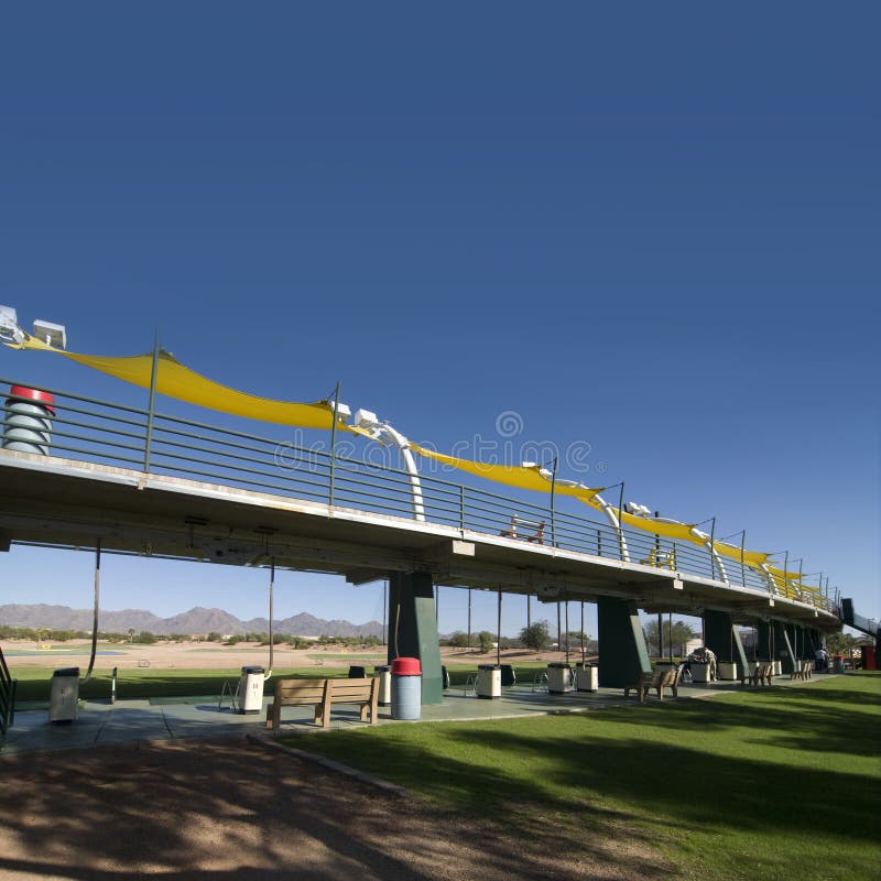 Golf Driving Range in Scottsdale, AZ Stock Image - Image of range, hole ...
