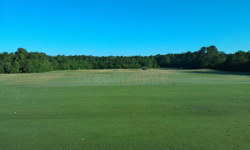 Golf Driving Range - Playing Golf Stock Image - Image of design, engine ...