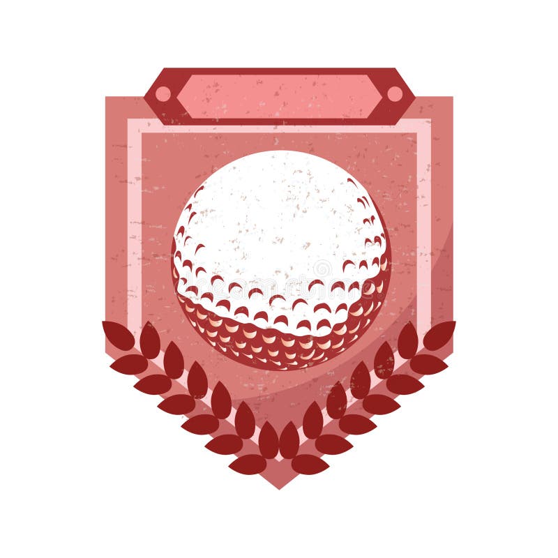 Golf Emblem. Vector Illustration Decorative Design Stock Vector ...