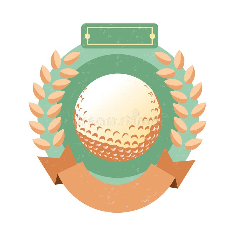 Golf Emblem. Vector Illustration Decorative Design Stock Vector ...