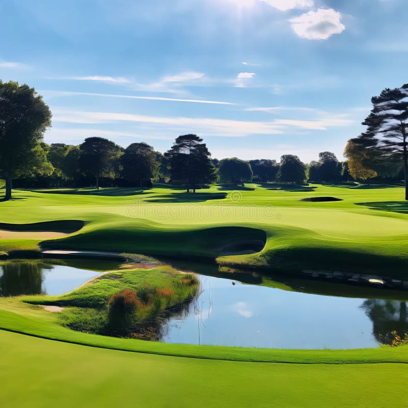 Golf Golf Enthusiasts Can Enjoy a Round of Golf at Courses Lik Stock ...