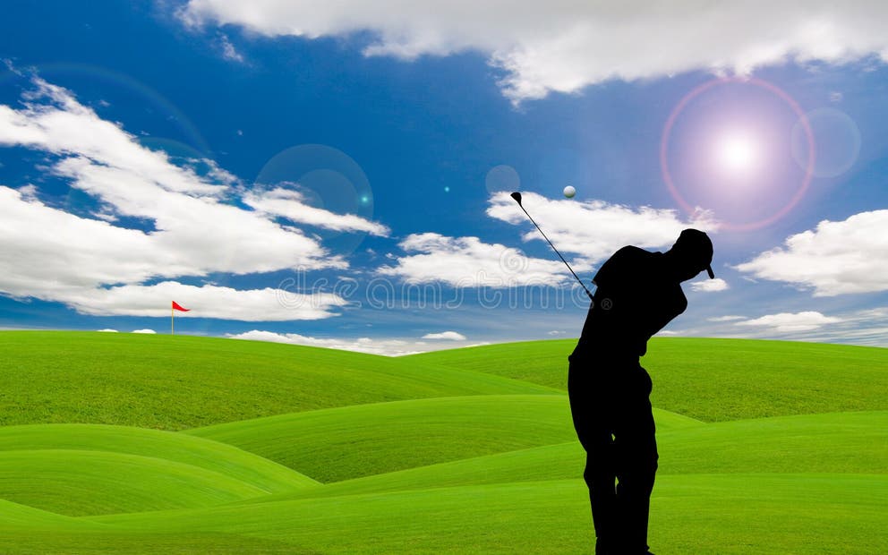 Golf fairway stock image. Image of green, grass, sloping - 18323991