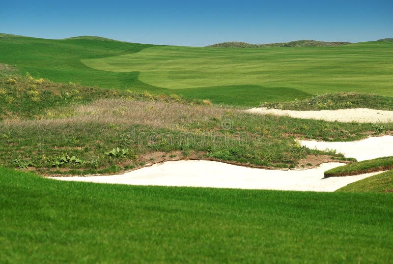 Golf field stock photo. Image of golf, color, grass, work - 12483778