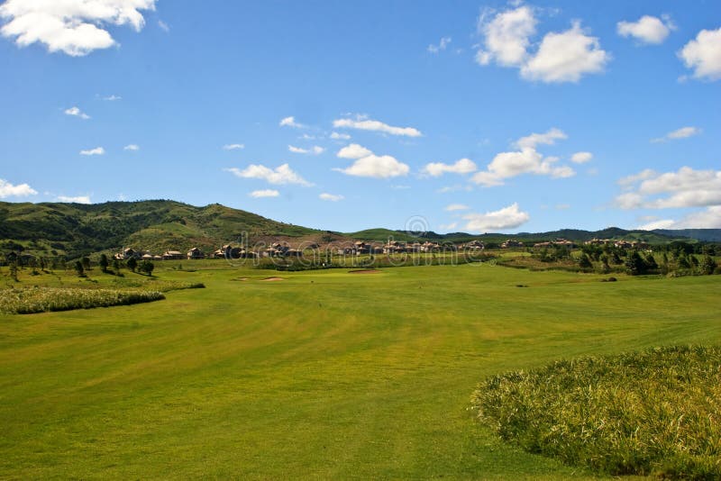 Golf Field in Assam Called Umrangso Stock Photo - Image of visit ...
