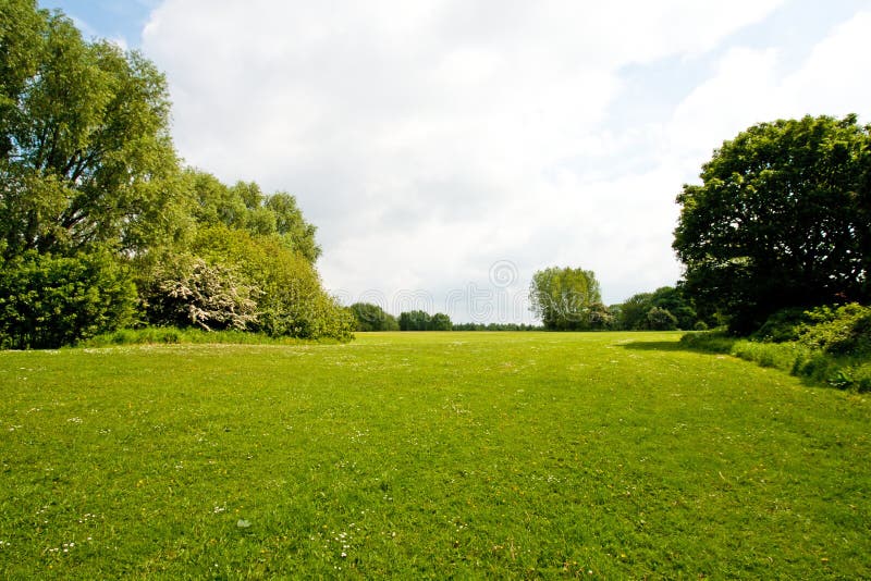 Golf field stock image. Image of line, putter, outside - 14555699