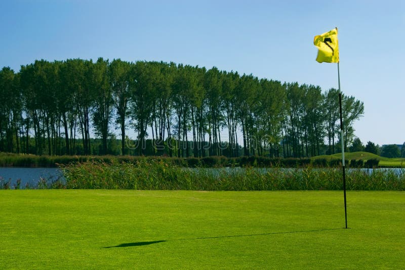 Golf field stock image. Image of club, grass, person - 15910133