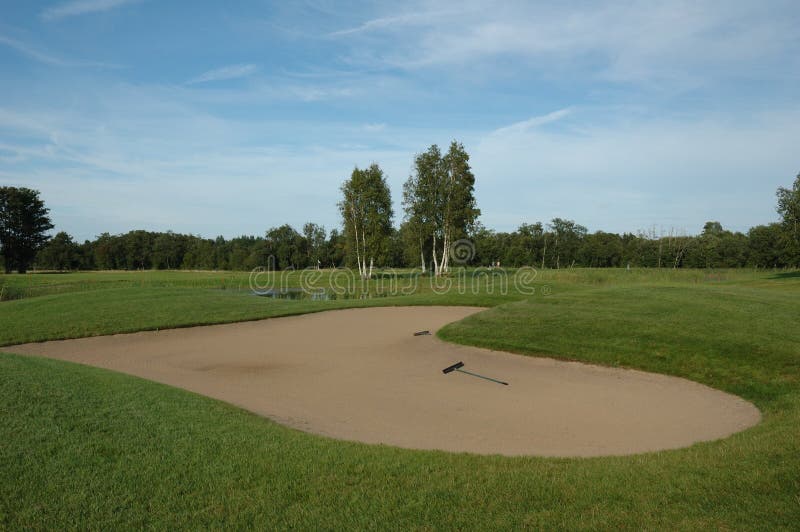 Golf field stock photo. Image of playing, club, partner - 21695850