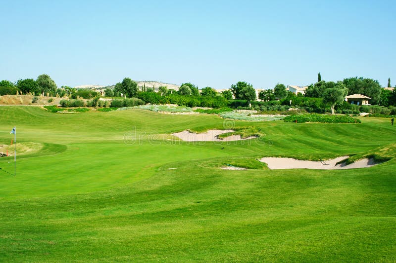 Golf field stock photo. Image of lawn, meadow, putting - 23699842