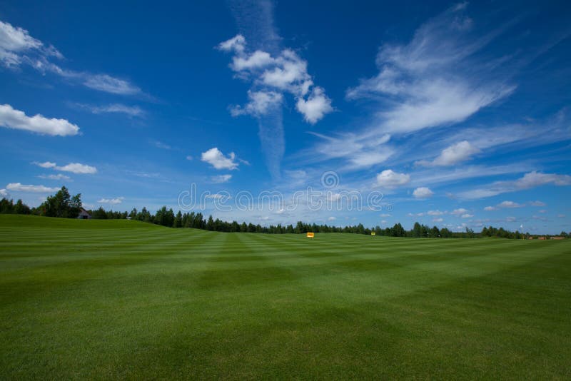 Golf field active leisure stock photo. Image of field - 49594996